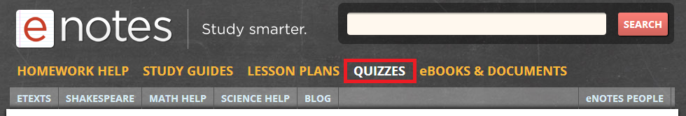 eNotes Quizzes: Your Gateway to Study Smarter - The eNotes Blog